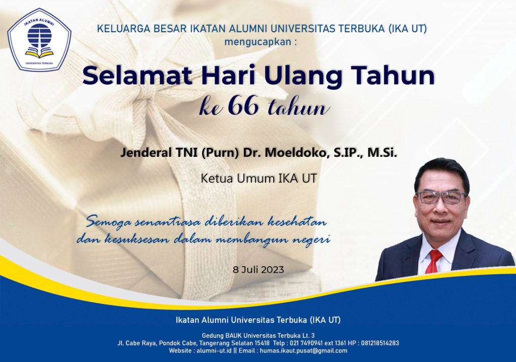 Ucapan Selamat Ulang Tahun - ALUMNI UT